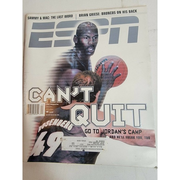 ESPN | Other | Vintage Sports Espn Magazine 9s 990s Michael Jordan ...